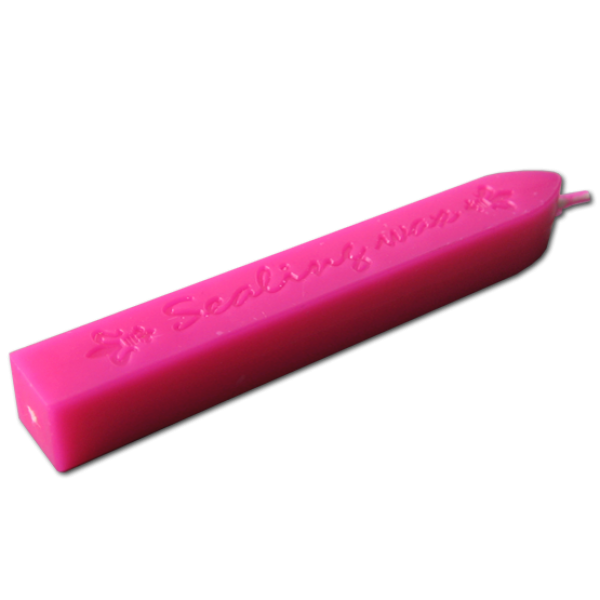 Сургуч с фитилем розовый. Сургучная свеча для печатей